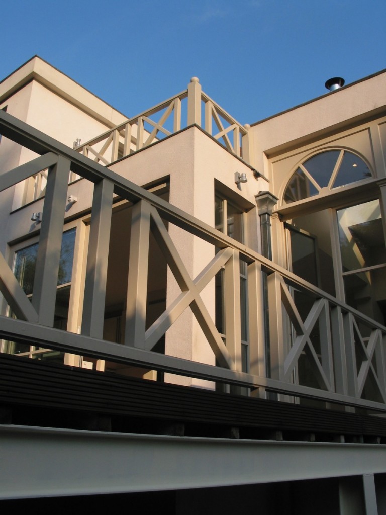 balustrade_bois - Xavier Vanderlinden Architecte